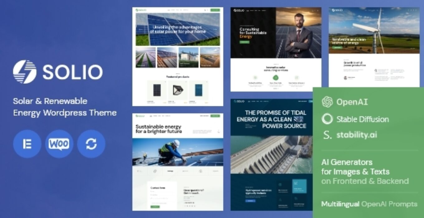 Solio – Solar & Renewable Energy WordPress Theme - wpnull24