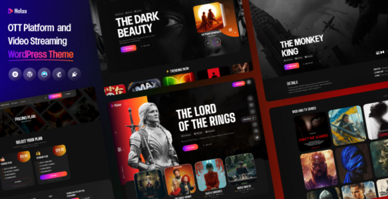 Holaa – OTT Platform and Video Streaming WordPress Theme - wpnull24