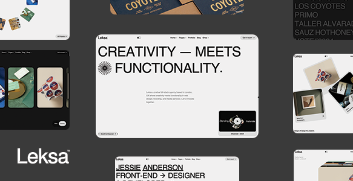 Leksa – Creative Portfolio Showcase Theme - wpnull24