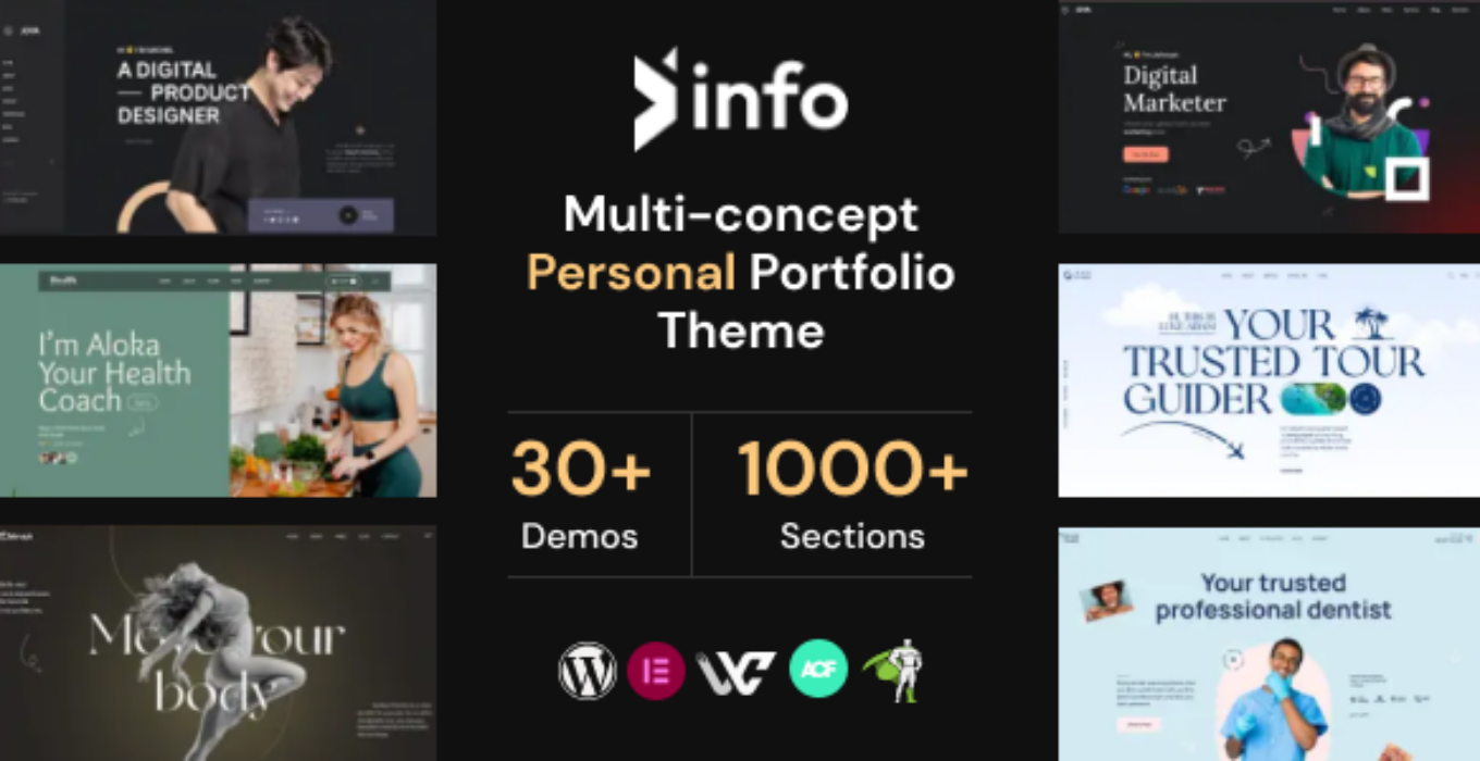 Info | Personal Portfolio Resume Theme - wpnull24