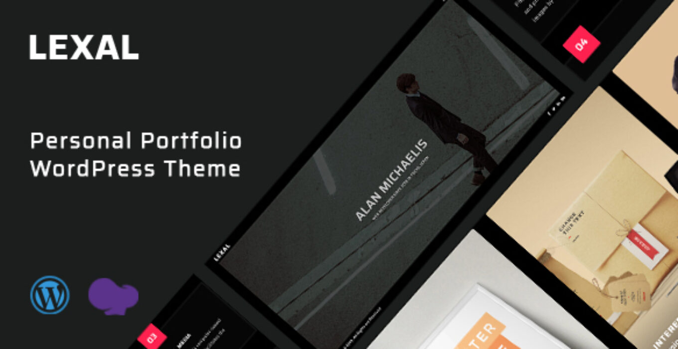 Lexal – Personal / Portfolio / Resume WordPress Theme - wpnull24