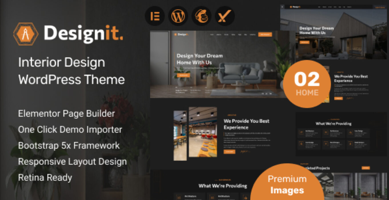 Designit – Interior Design WordPress Theme - wpnull24