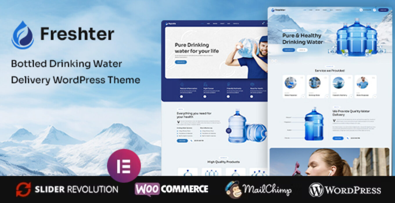 Freshter – Bottled Drinking Water Delivery WordPress Theme - wpnull24