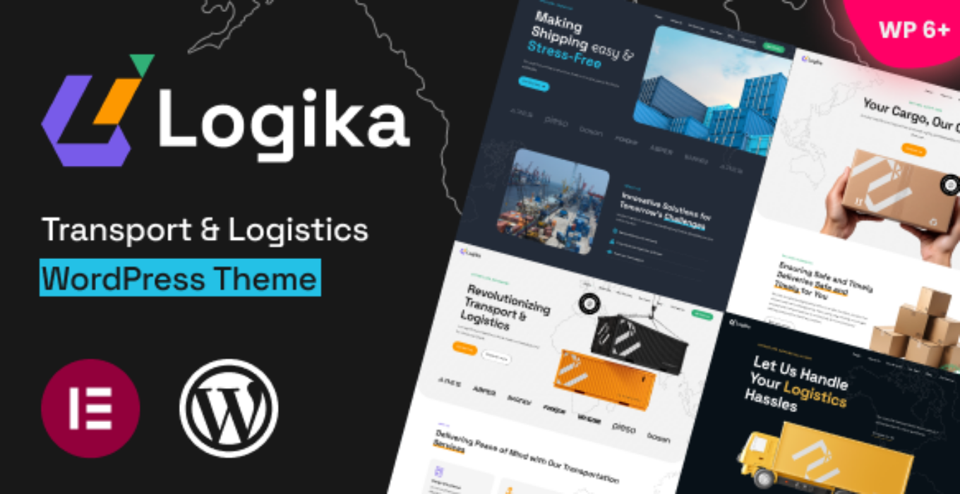 Logika – Transport & Logistics WordPress Theme - wpnull24