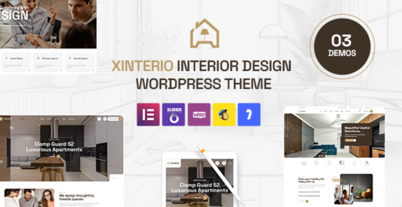 Xinterio – Interior Design WordPress Theme - wpnull24