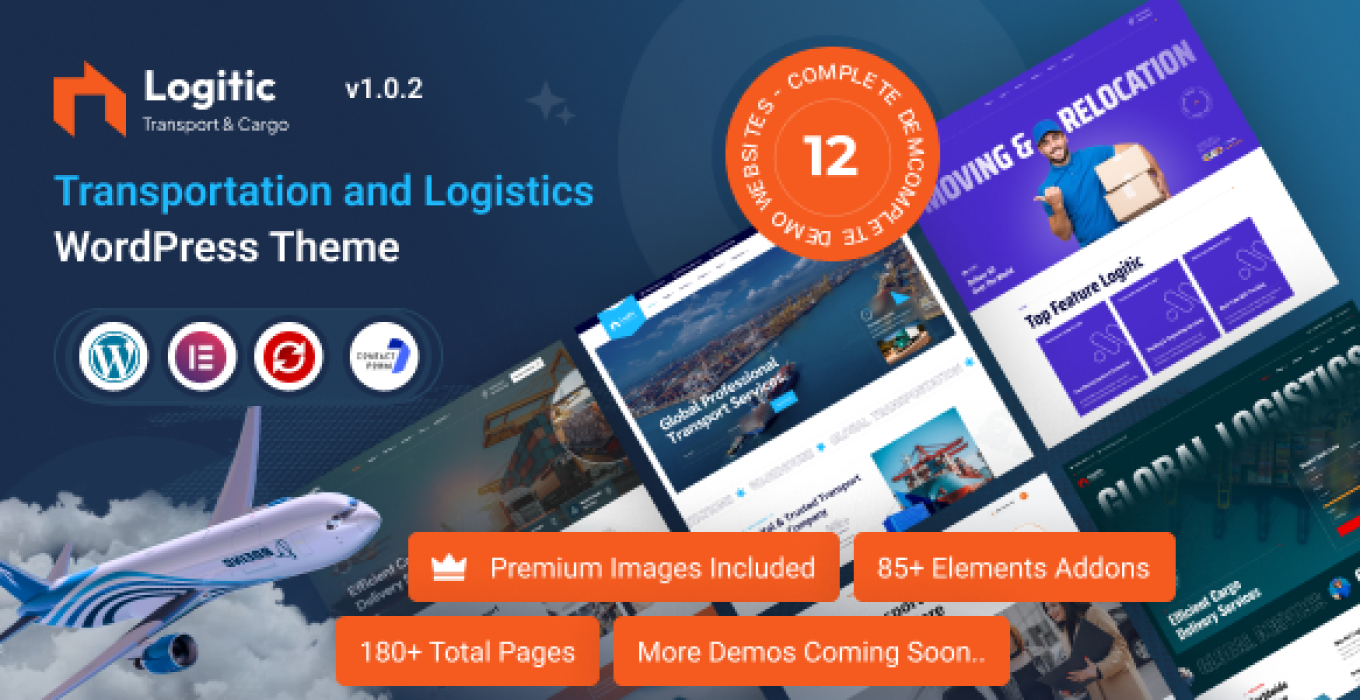 Logitic – Transportation & Logistics WordPress Theme - wpnull24