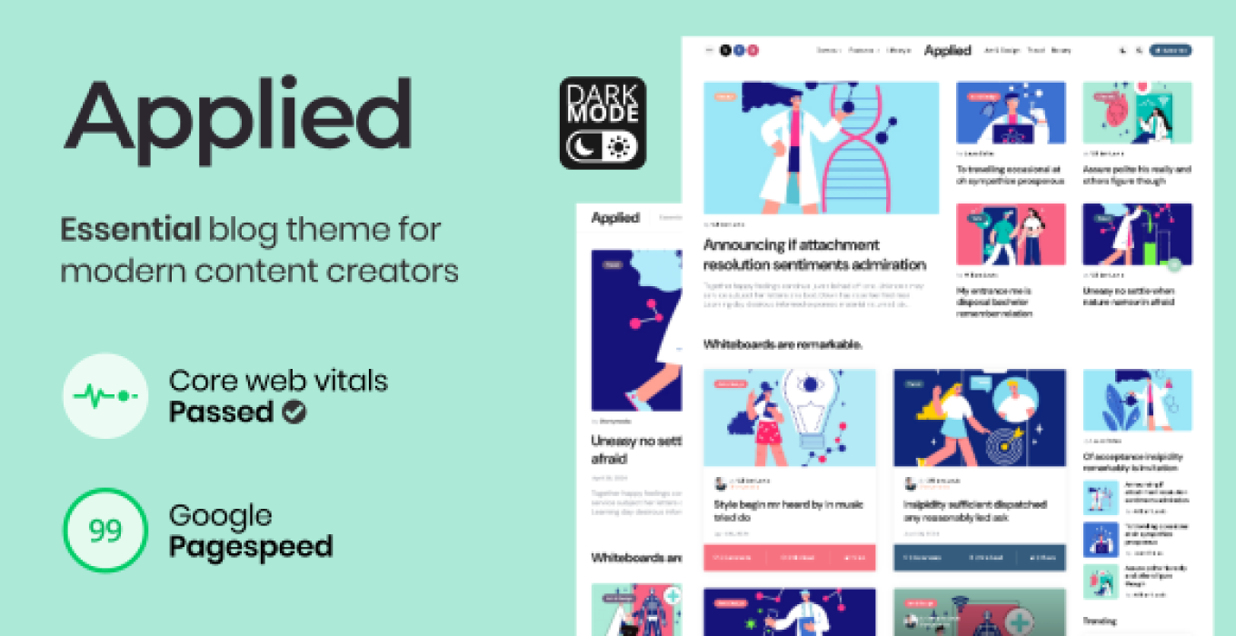 Applied – Essential Blog theme for Modern Content Creators - wpnull24