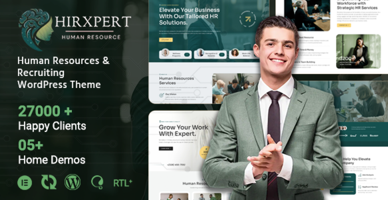 Hirxpert – Human Resources & Recruiting WordPress Theme - wpnull24