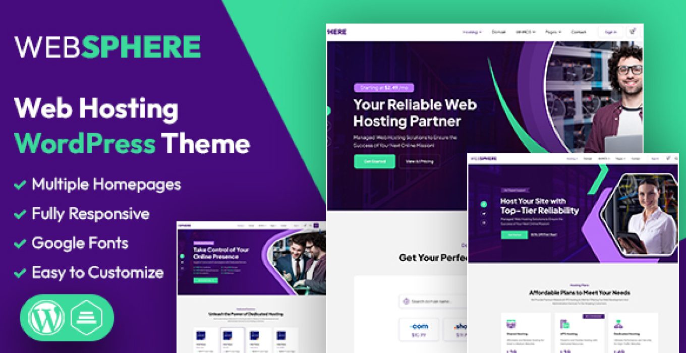 WebSphere | Web Hosting WordPress & WHMCS Theme - wpnull24